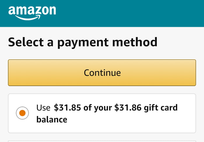 I have 1 cent left on my Gift card balance after my order. So close ...