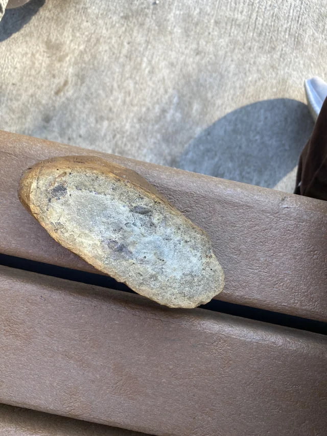 A rock that kinda looks like a slice of bread - 9GAG