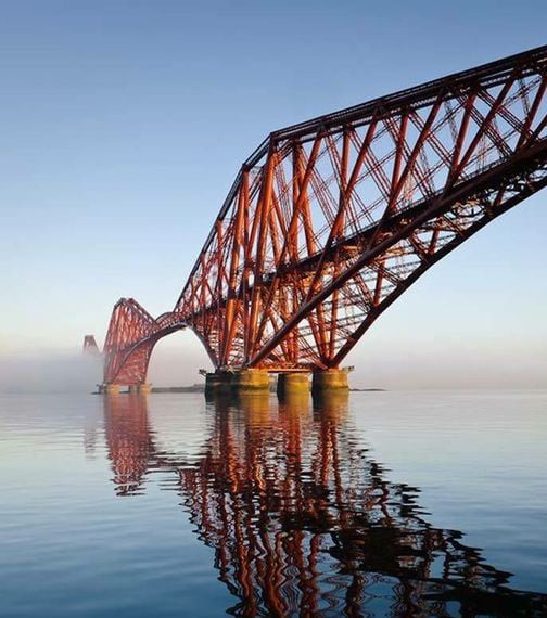 Forth Rail Bridge in the Morning - 9GAG
