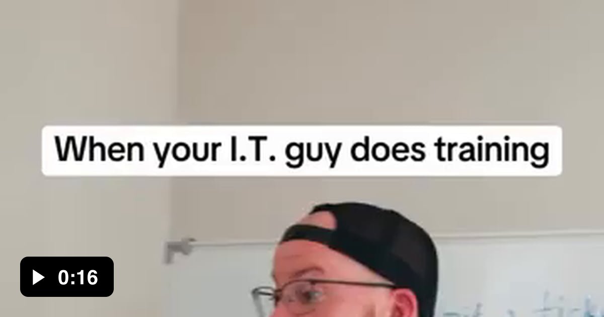 IT support training in a nutshell - 9GAG