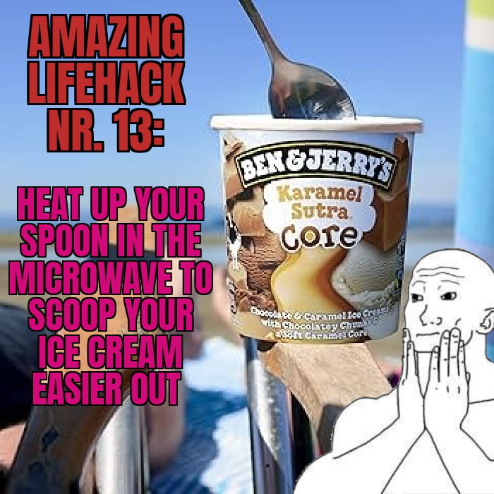 Nothing better as good first chunk of ice cream - 9GAG