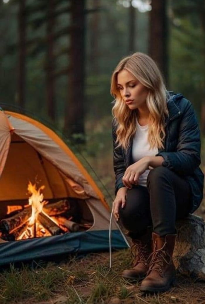 Wanna go camping with her? - 9GAG