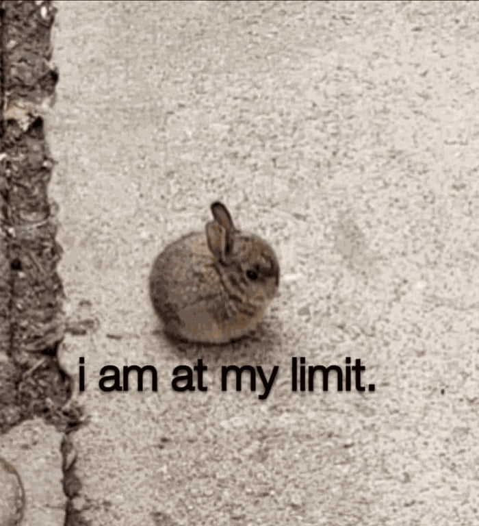 Don’t push me cause I’m close to the edge - 9GAG