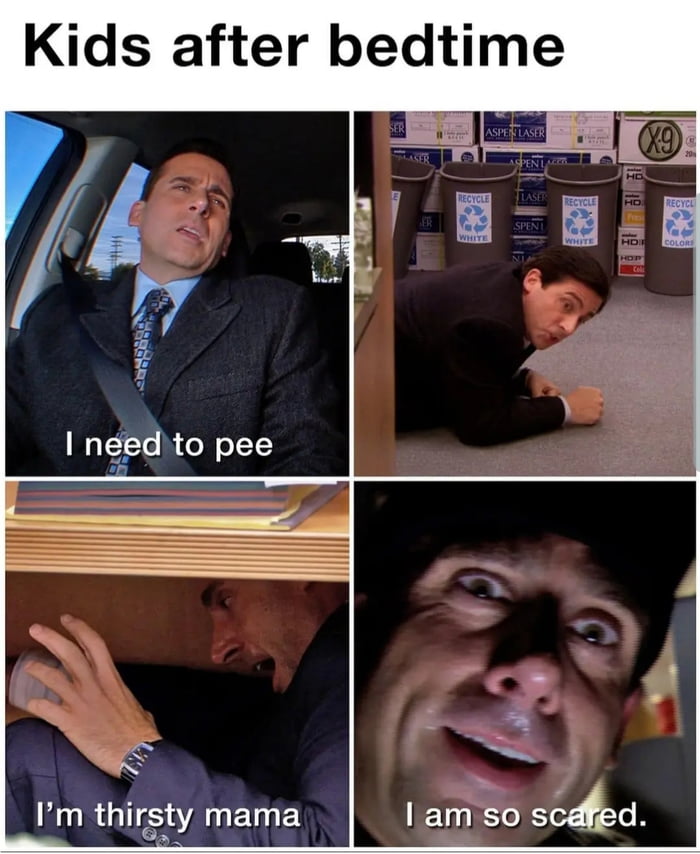 Kids after bedtime. That's what this meme is about. - 9GAG