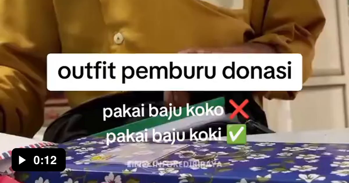 Baju begini koki begini pasti diambil dari tempat sampah. Dipikirnya outfit baju gamis, ternyata ...