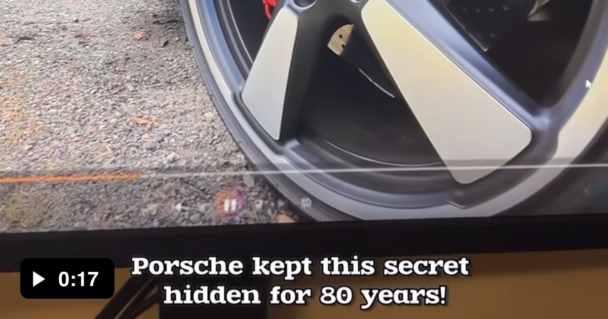 A little Porsche easter egg. - 9GAG