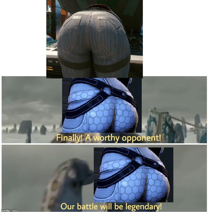 Mass Effect vs Cyberpunk: Butt Battle! - 9GAG