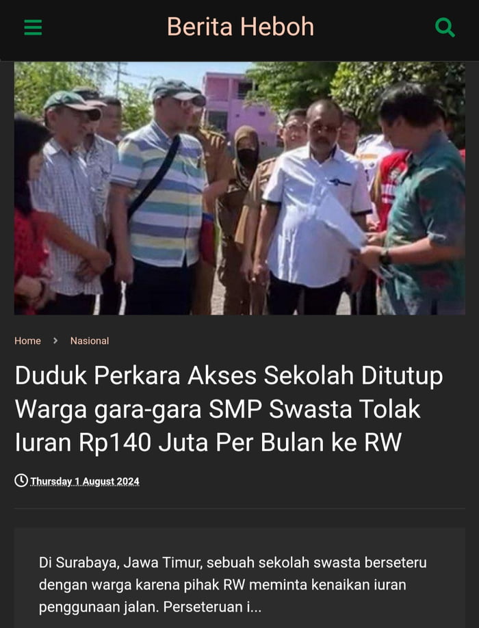Tukang palak sudah diterapkan semenjak tingkat desa - 9GAG