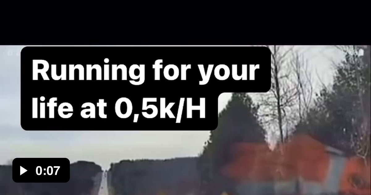 It was the fastest and longest run of his life. - 9GAG