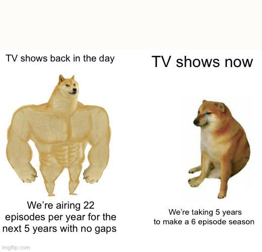 Remember when TV shows had 22 episodes a year? - 9GAG
