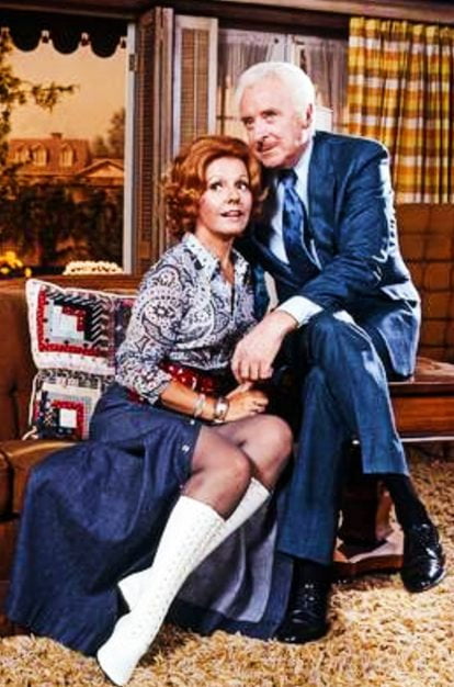 Kasey Rogers (Louise Tate) and David White (Larry Tate) on 'Bewitched ...