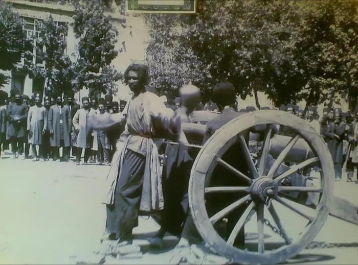 Execution by cannon, Shiraz, Iran. 1890s. - 9GAG