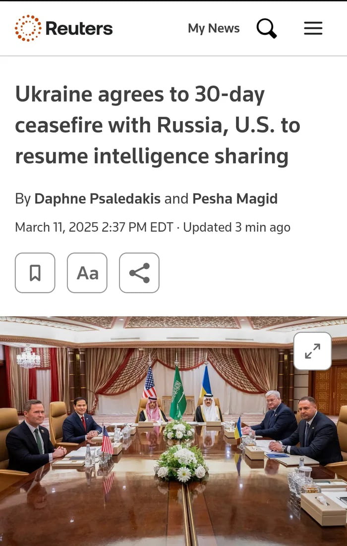 What if Trump just wants Russia (which does not want peace, as all ...