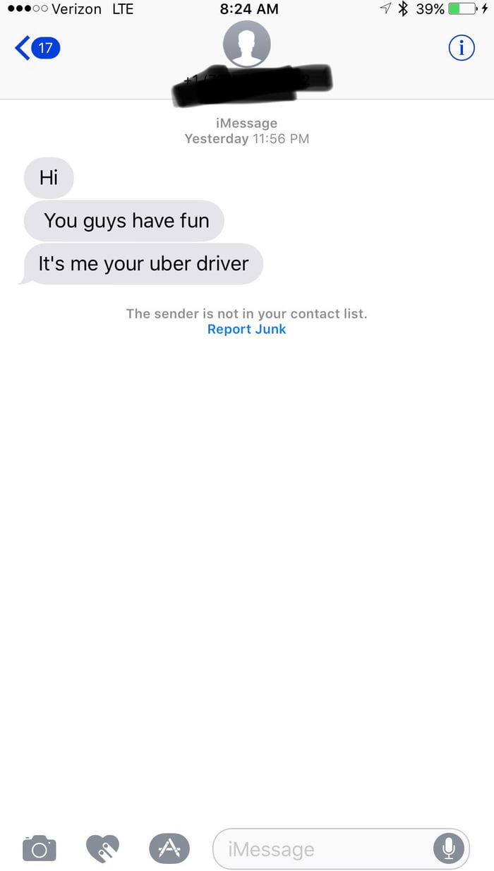 If the date isn’t weird then the Uber driver will be. There’s no winning. - 9GAG