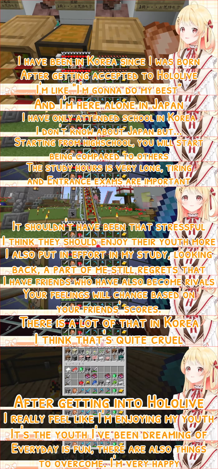 Kanade talks about her highschool life in Korea and how it has improved ...