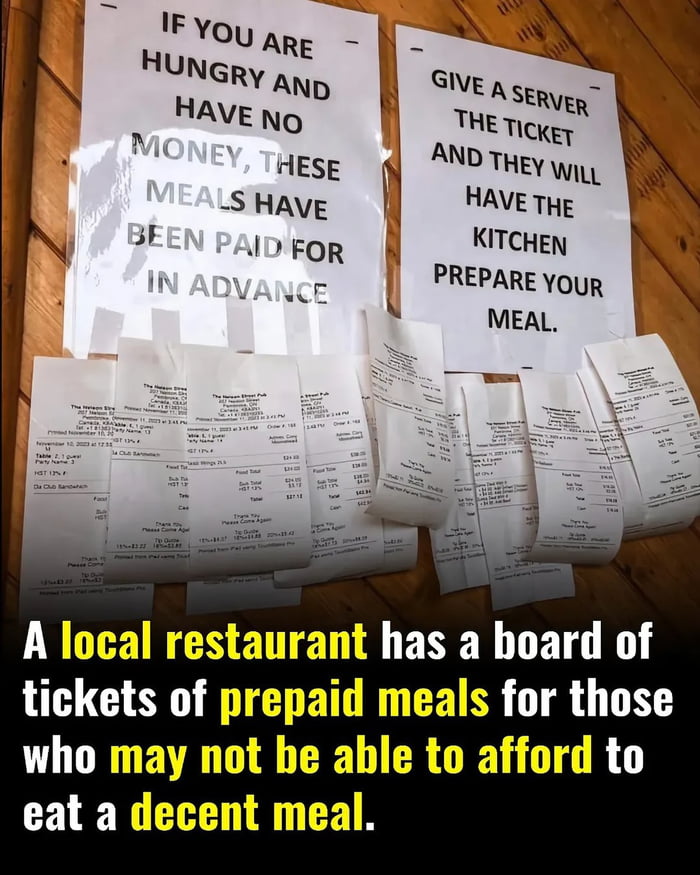 This restaurant is making a real difference in the community. - 9GAG
