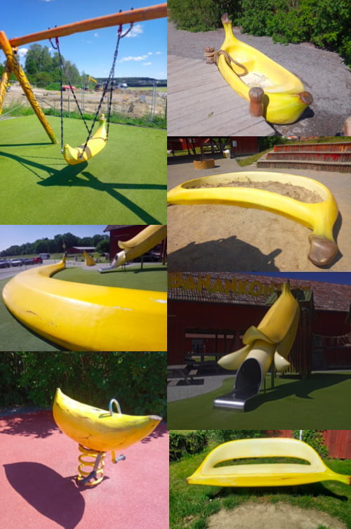 Fellow 9gagers! I wanted to share my excitement over this banana-playground that I found! Banana ...