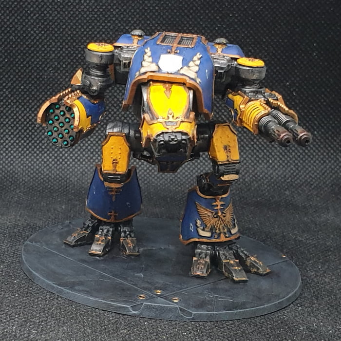 A nearly finished Legio Astorum Warhound Titan.. 1st of 6. Just need to ...