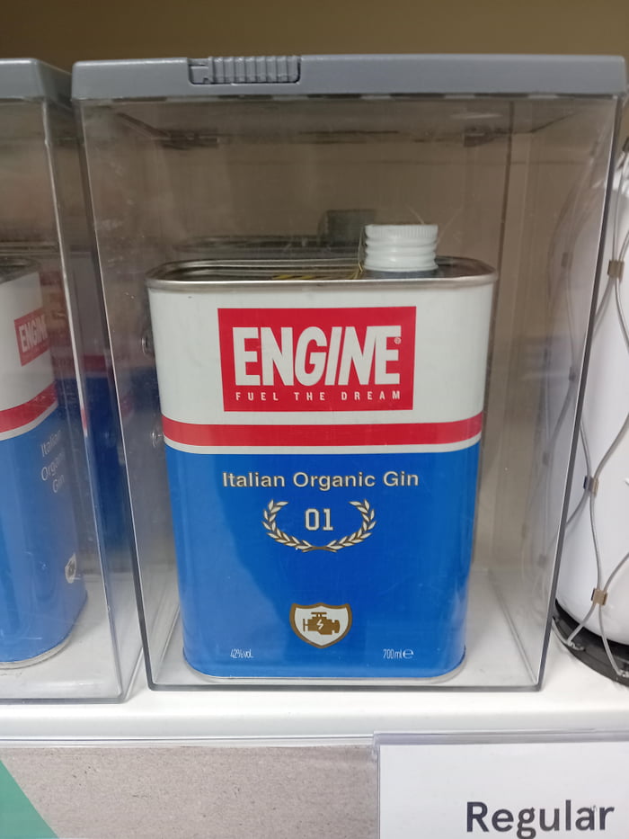 Let's have an original container. Sir, someone poured gin in their car again - 9GAG