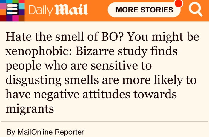 “Disgusting smells” - 9GAG