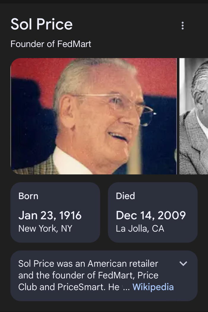 Tried To Google “Sol Price” and He Probably Never Guessed His Legacy ...