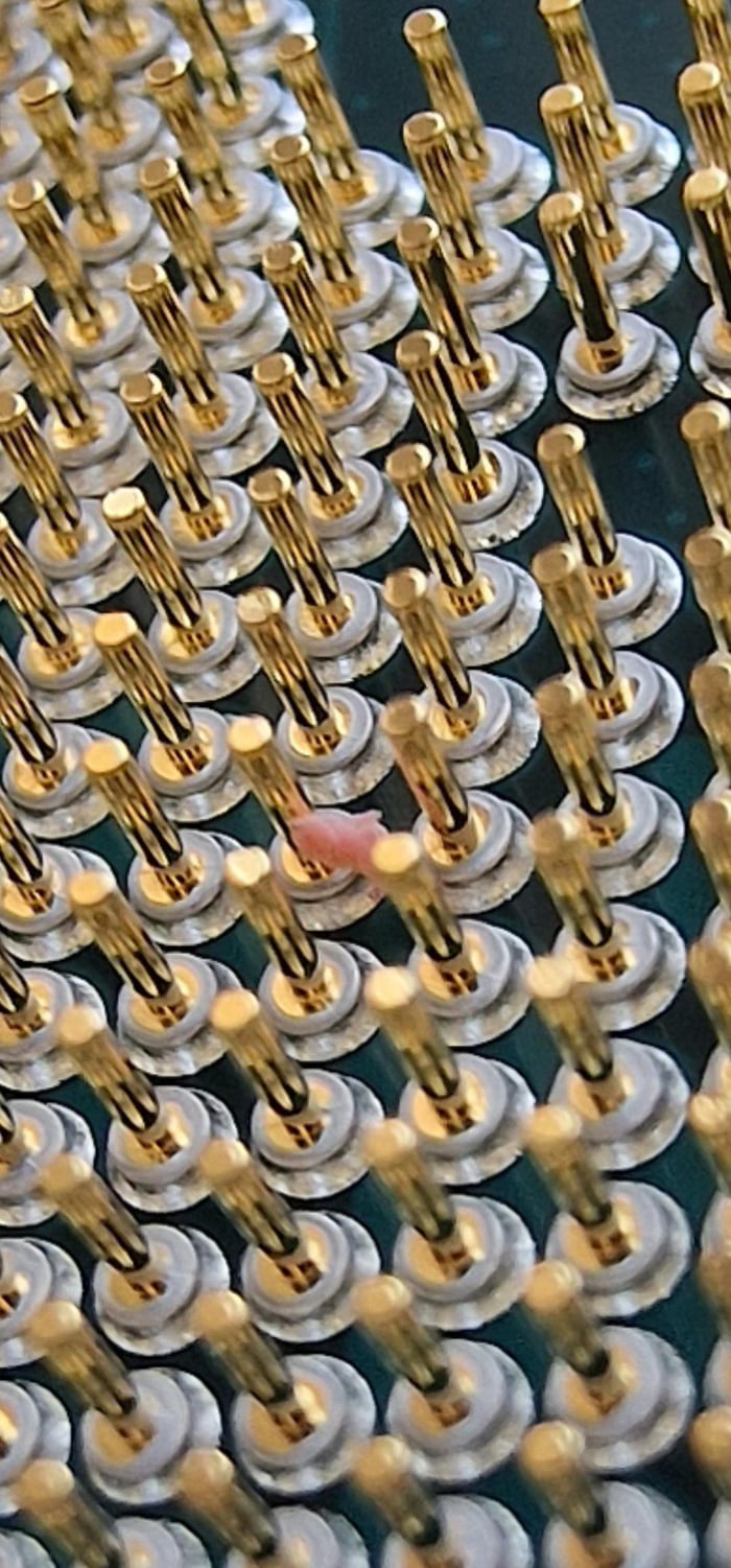 Beand new 5700x3d has pink shit on the pins straight out the box - 9GAG