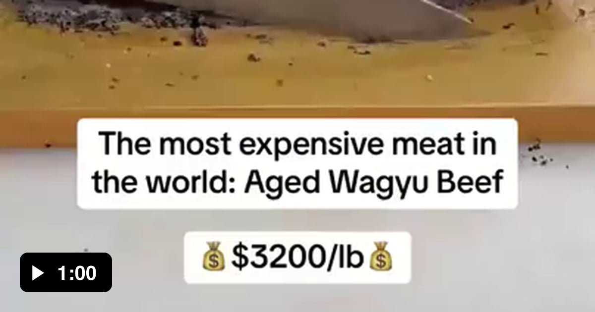 The most expensive meat in the world. - 9GAG
