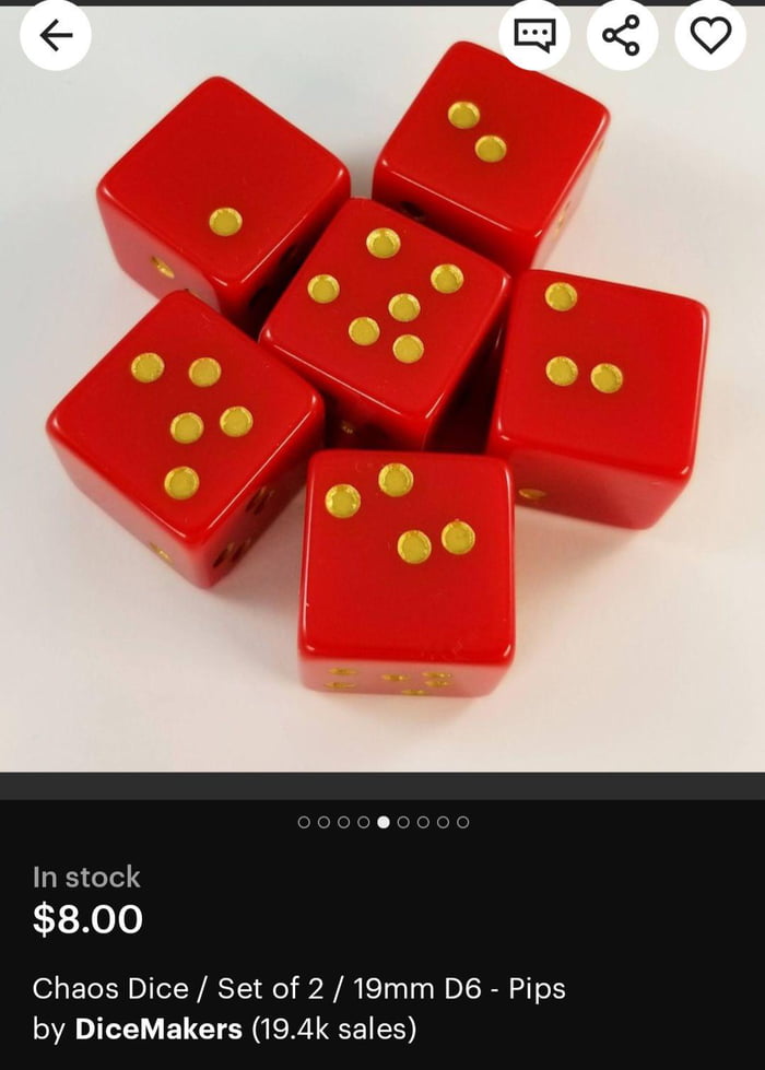 Behold the Chaos Dice of Satan himself! - 9GAG