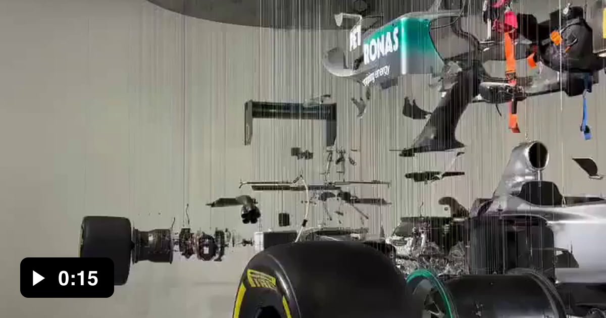 Deconstructed Formula 1 Race Car Suspended - 9GAG