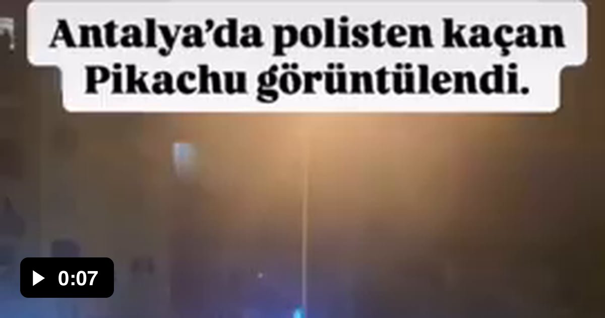 Pikachu running from Police - 9GAG