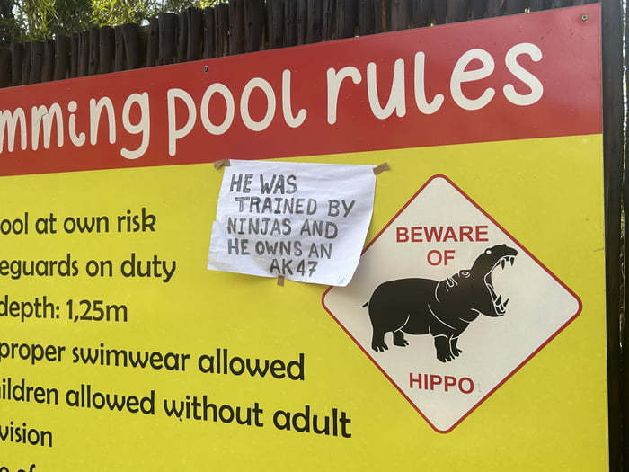 Swimming pool rules - 9GAG