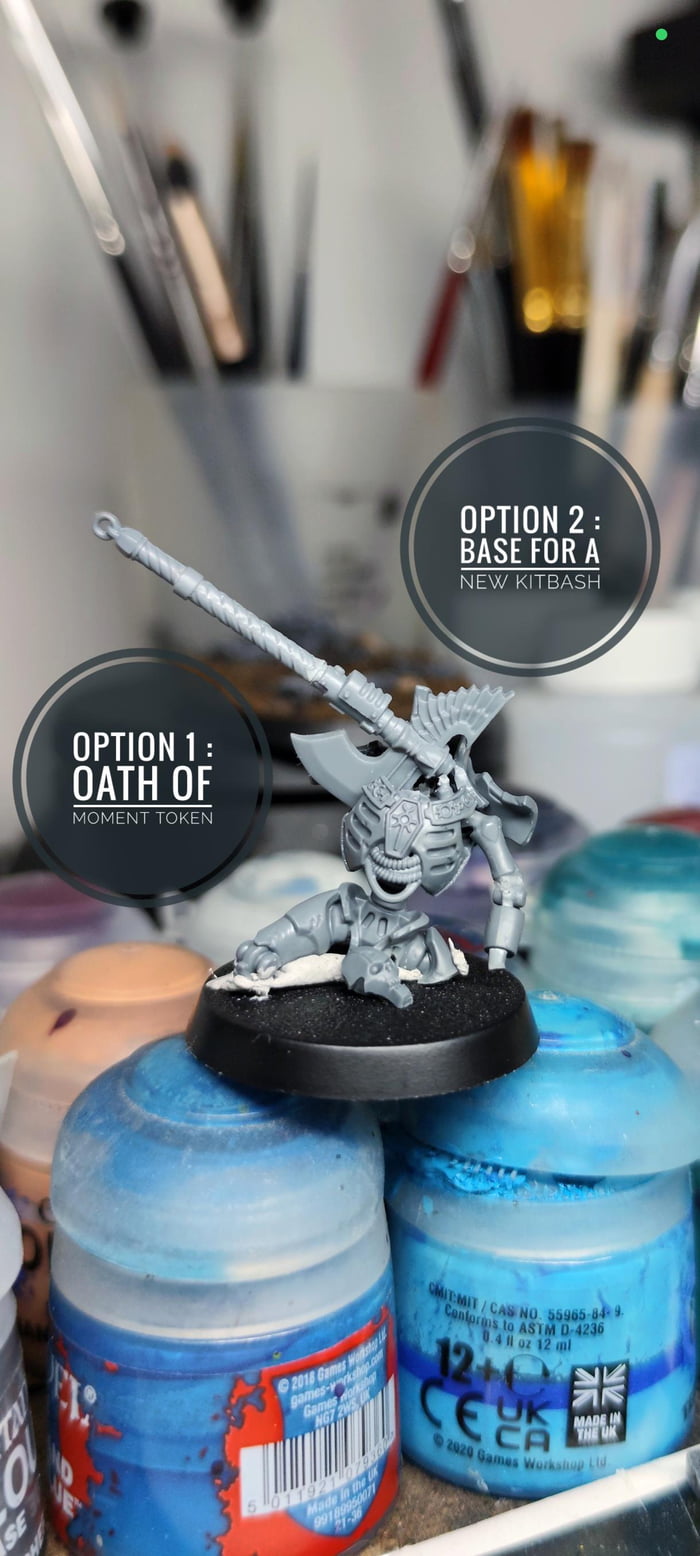 Oath of moment token ? Base for a new kitbashed character ? Lets vote ...