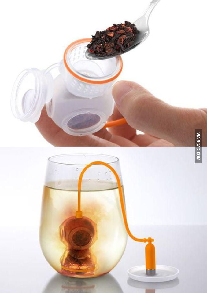 The Deep Tea Diver. - 9GAG