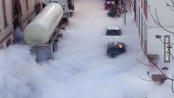 Just Some Gas Leak In Germany 9gag