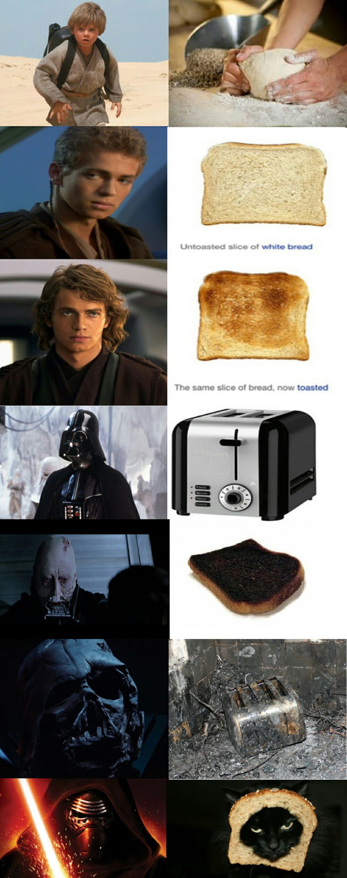 Toast skywalker - 9GAG