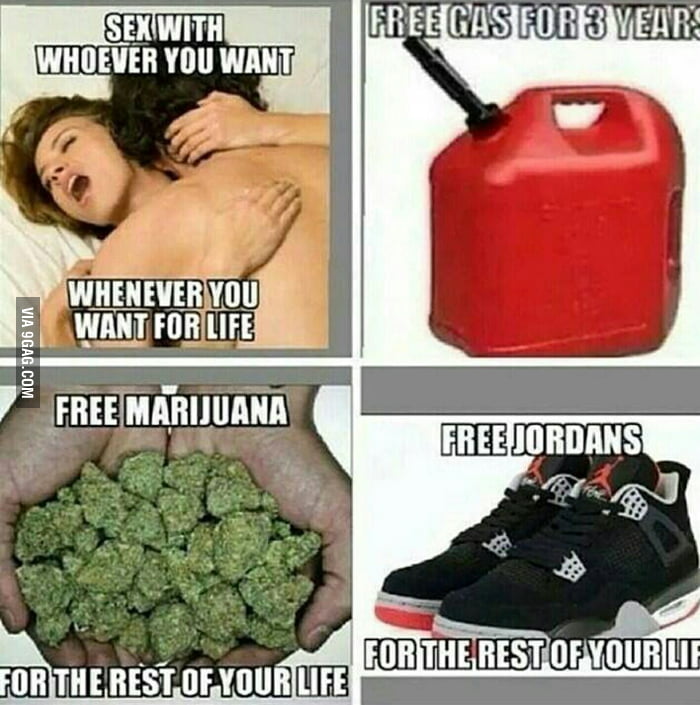 You can pick only one. - 9GAG