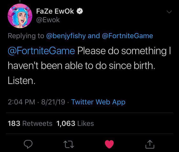 Faze Clan’s Ewok (deaf young girl) response to recent controversies ...