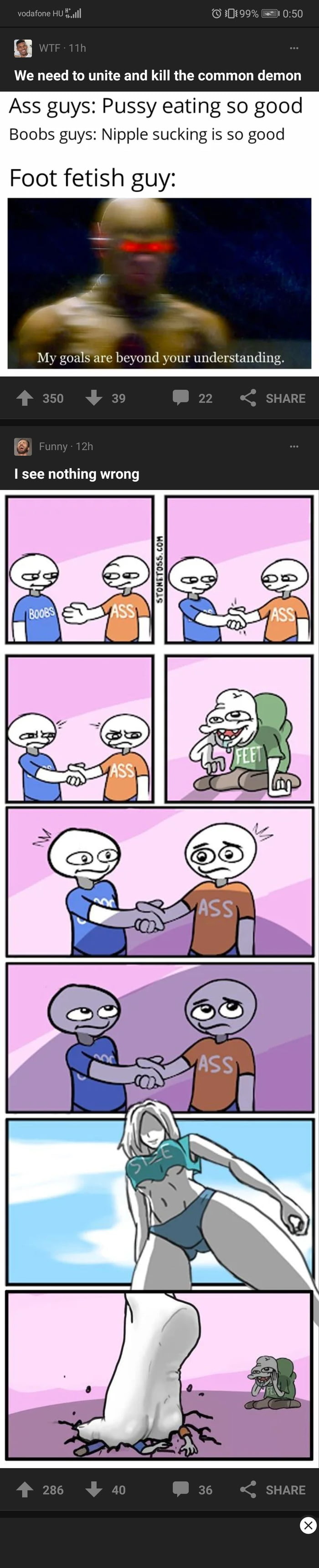 Feet Fetish Coincidence 9gag