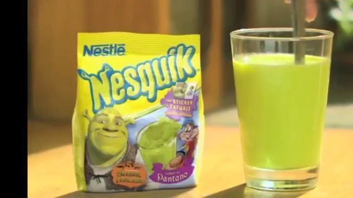 Nesquik Cocoa: Shrek Edition. Now on sale in Shrek Republic. - 9GAG