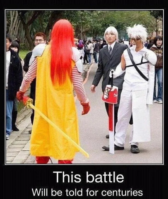 An epic battle ! - 9GAG
