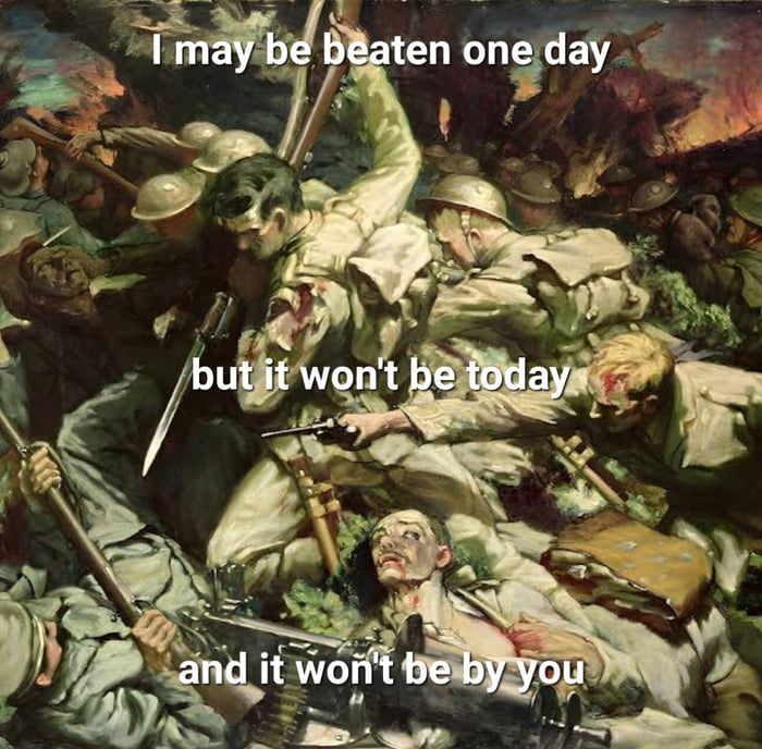 Never out of the fight. - 9GAG