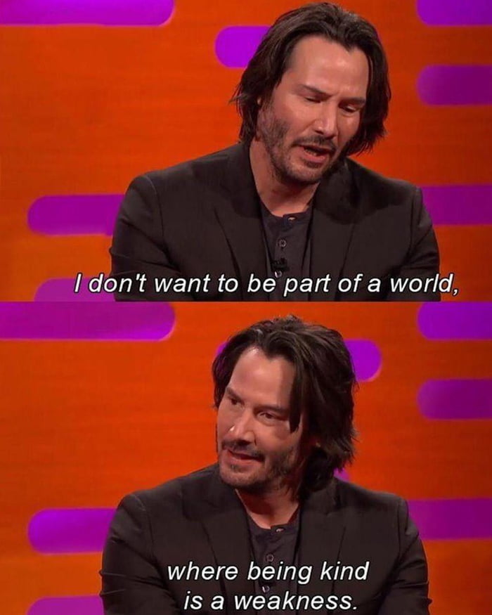 Keanu being Keanu again - 9GAG