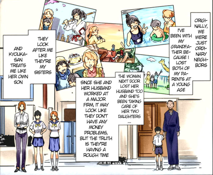 Living with my neighbors (a hot mother and her 2 hot daughter), what could go wrong? Spoiler ...