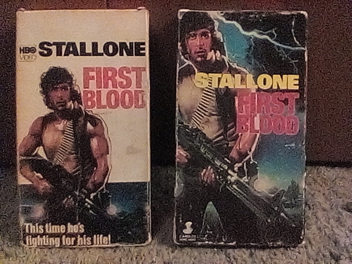 HE IS JOHN RAMBO.....Hello everyone its tim and here was 2 VHS Movie ...