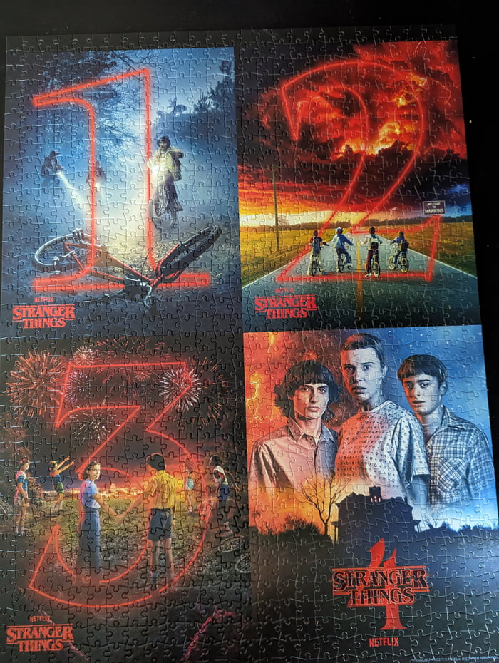 No current events. Just another puzzle. 1000 pieces, 7 hours, over 3 ...