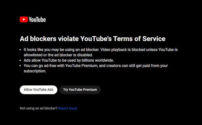 YouTube now ad blocking - Looks like I don't need to visit YouTube from now on - 9GAG
