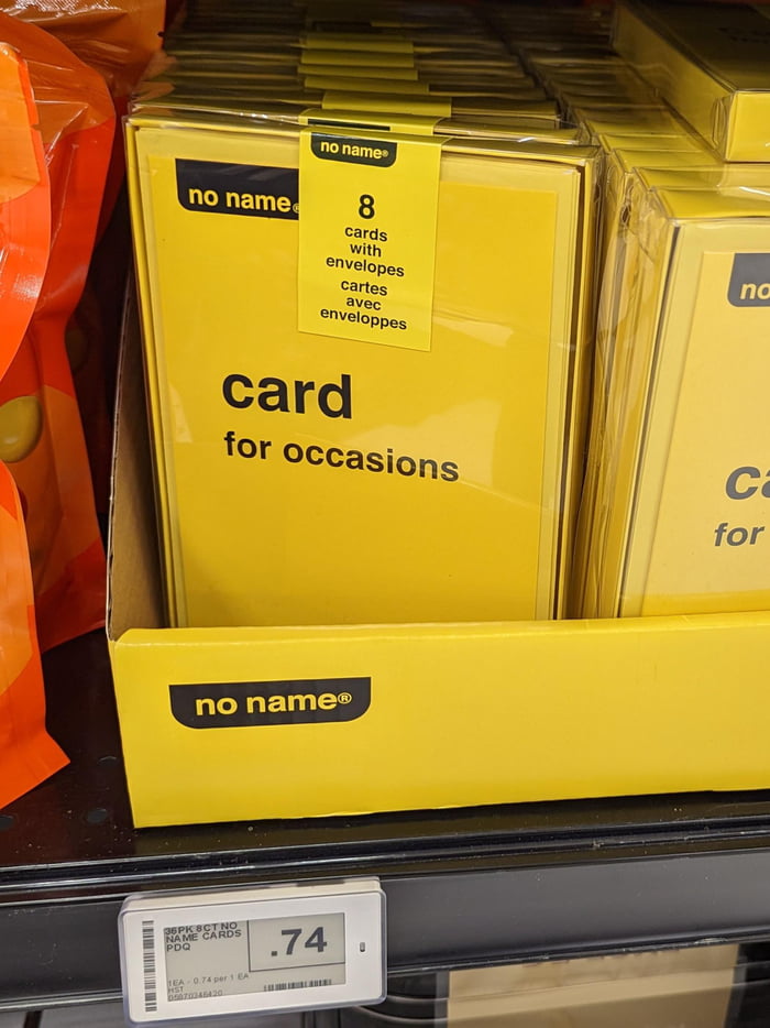 No Name brand strikes again - Canada - 9GAG