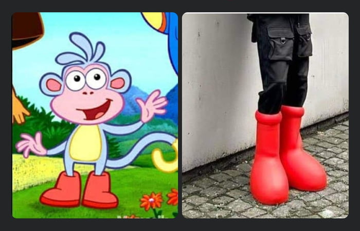 Ah, perro!!! Traes las botas del "Botas". - 9GAG