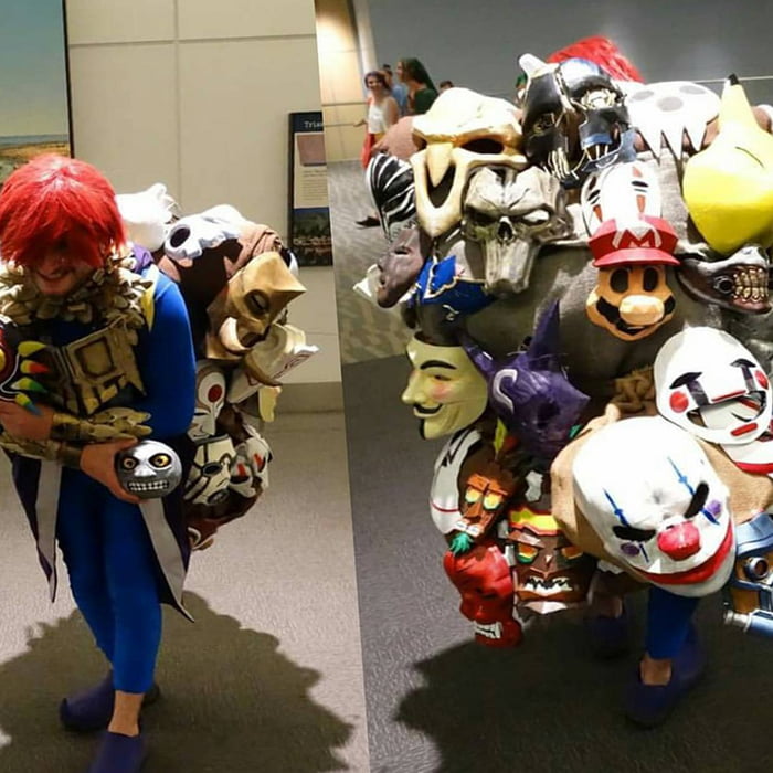 Happy Mask Salesman with a twist - 9GAG