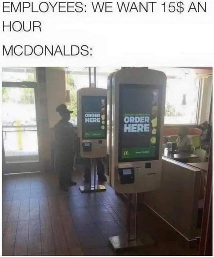 Minimum work gets minimum wage. - 9GAG